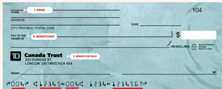 TD Void Cheques In Canada, Explained - Clever Banker